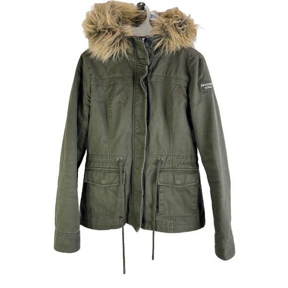 Abercrombie & Fitch | Jackets & Coats | Vintage Y2k Abercrombie Fitch Faux Fur Hooded Parka ...